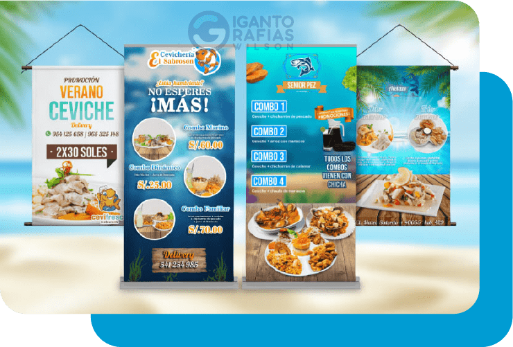 Gigantografías para cevicherías » 【Gigantografías Wilson】