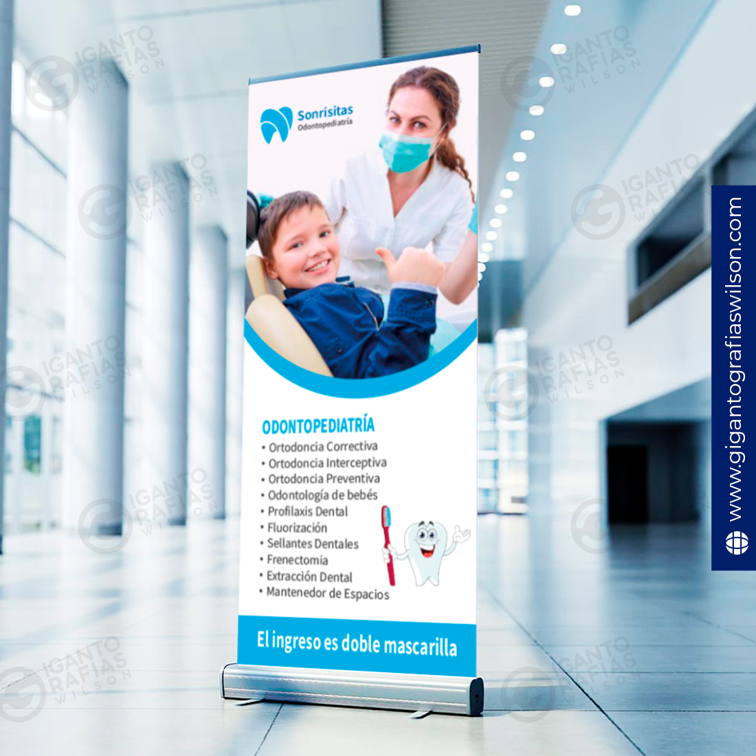 Roll screen, banner publicitario en Lima » 【Gigantografías Wilson】