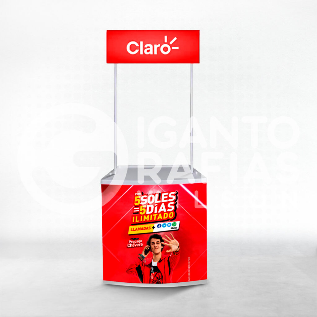 Counter Publicitario de PVC para una Marca de Telefonía ...
