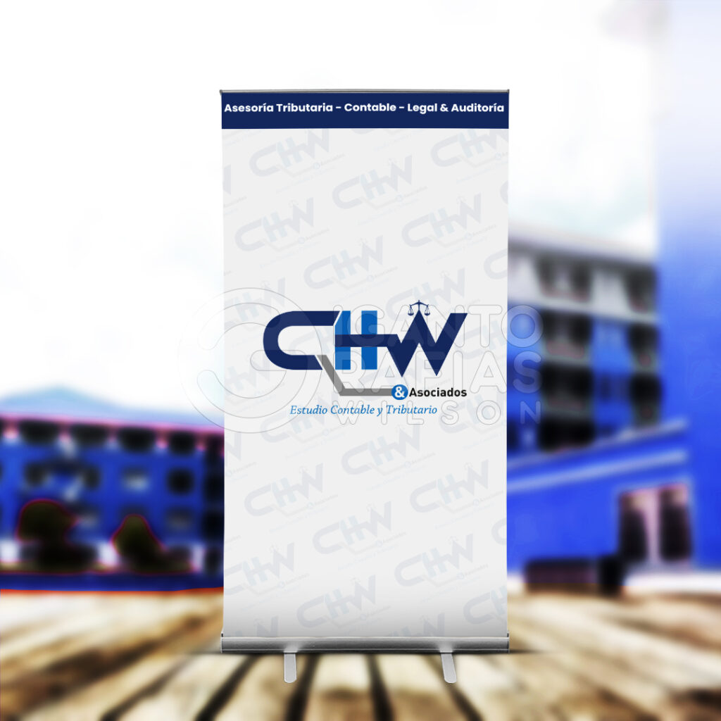 Roll Screen Publicitario CHW & Asociados - Estudio Contable y ...