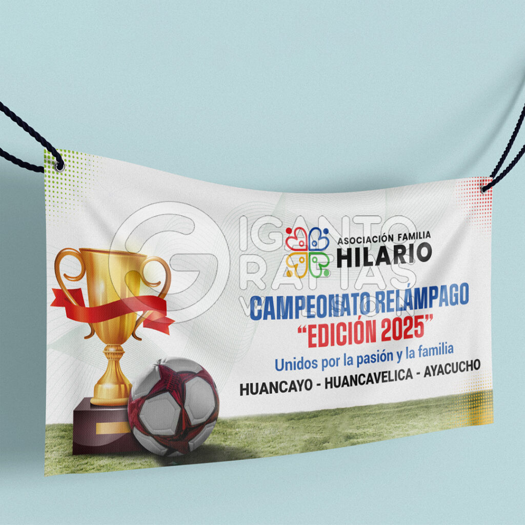 Modelos de banderolas deportivas y festividades » 【Gigantografías Wilson】